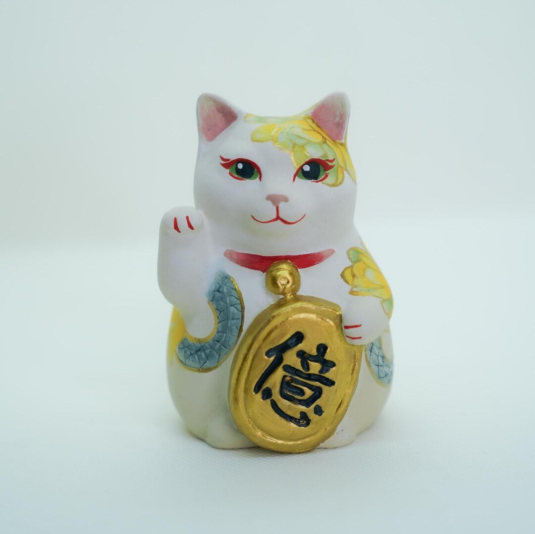 Handcrafted Terra Cotta Maneki Neko / Lucky Cat / A Unique Symbol of ...