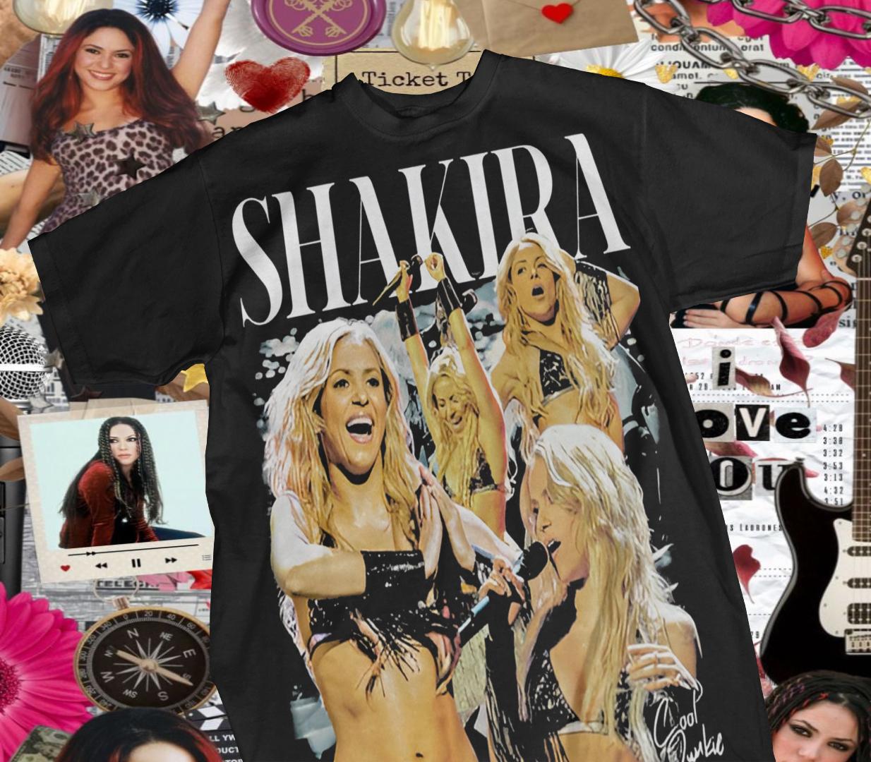 SHAKIRA - Super Pack de 18 Diseños para DTF en semitonos para playera negra - Etsy México