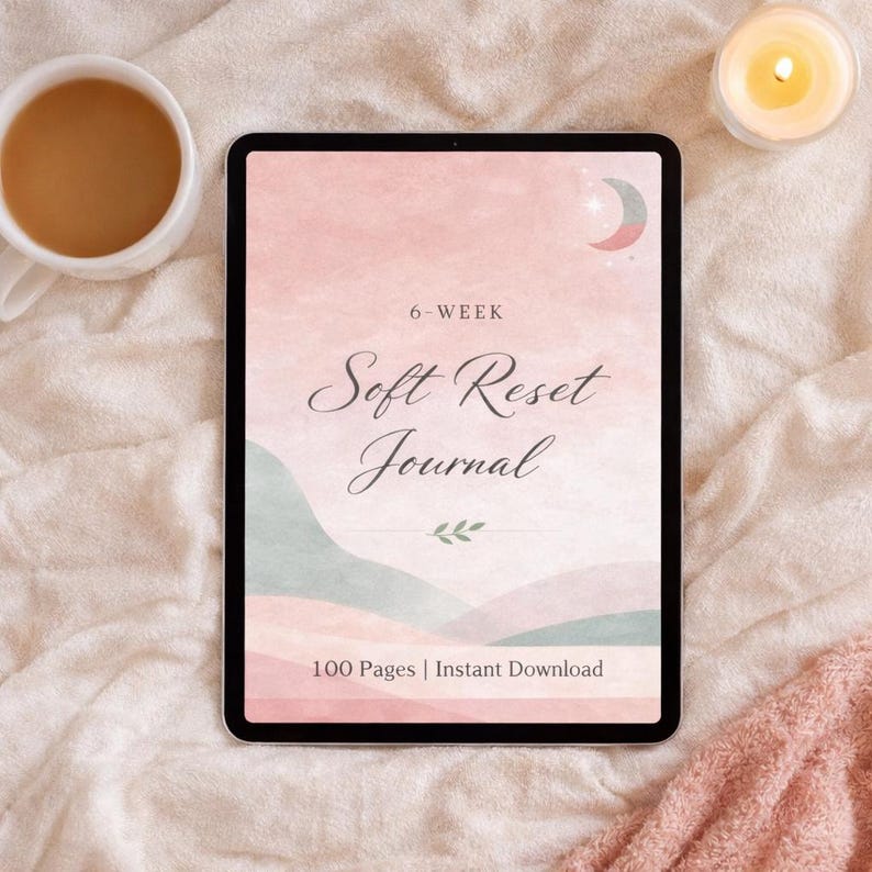 Soft Reset Journal | Digital Self-care Journal PDF | Emotional Healing ...