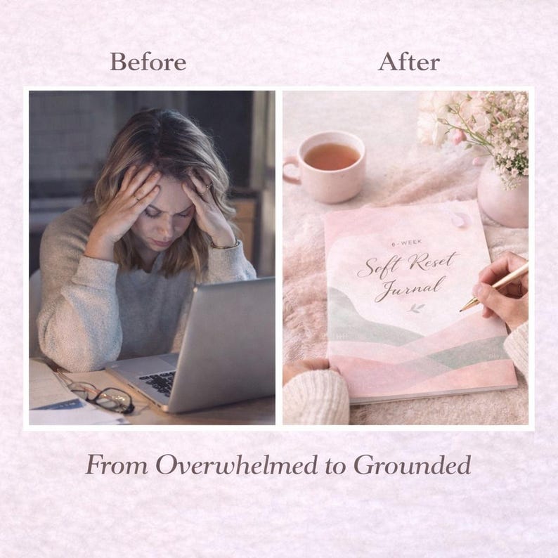 Soft Reset Journal | Digital Self-care Journal PDF | Emotional Healing ...