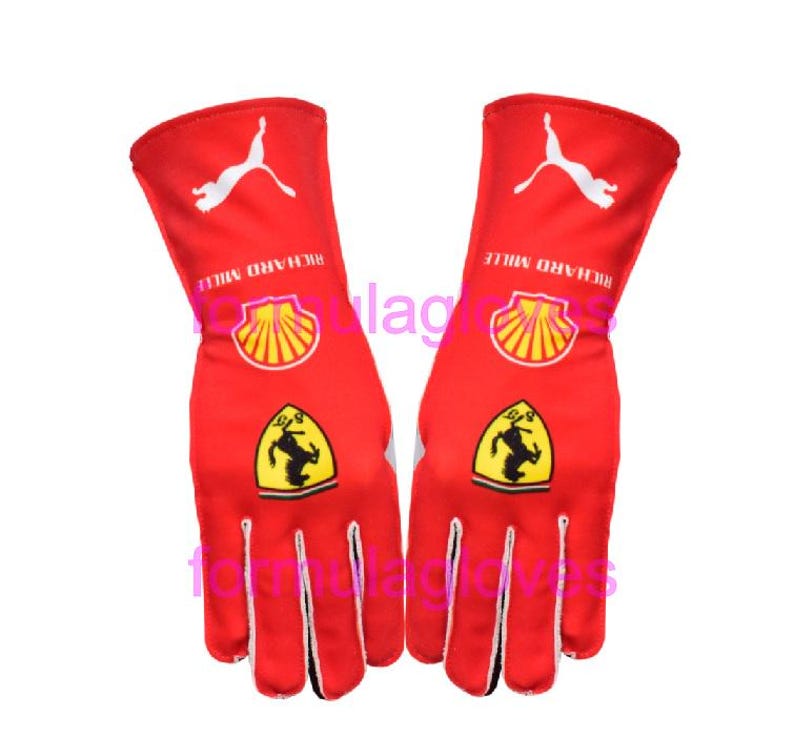 Lewis Hamilton F1 Karting Gloves 2025 Ferrari Formula 1 Sim Racing ...