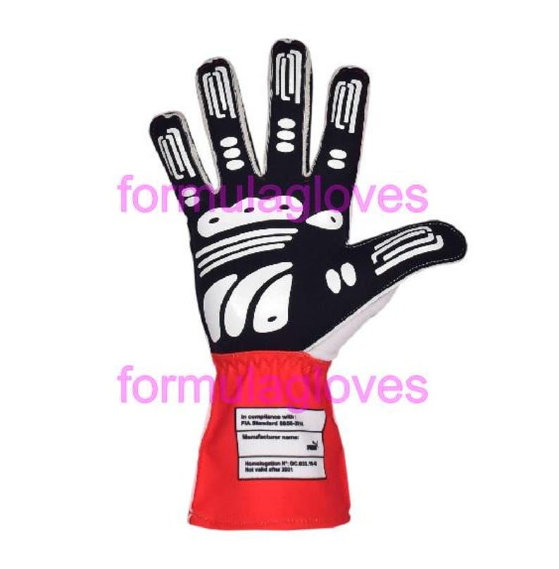 Lewis Hamilton F1 Karting Gloves 2025 Ferrari Formula 1 Sim Racing ...