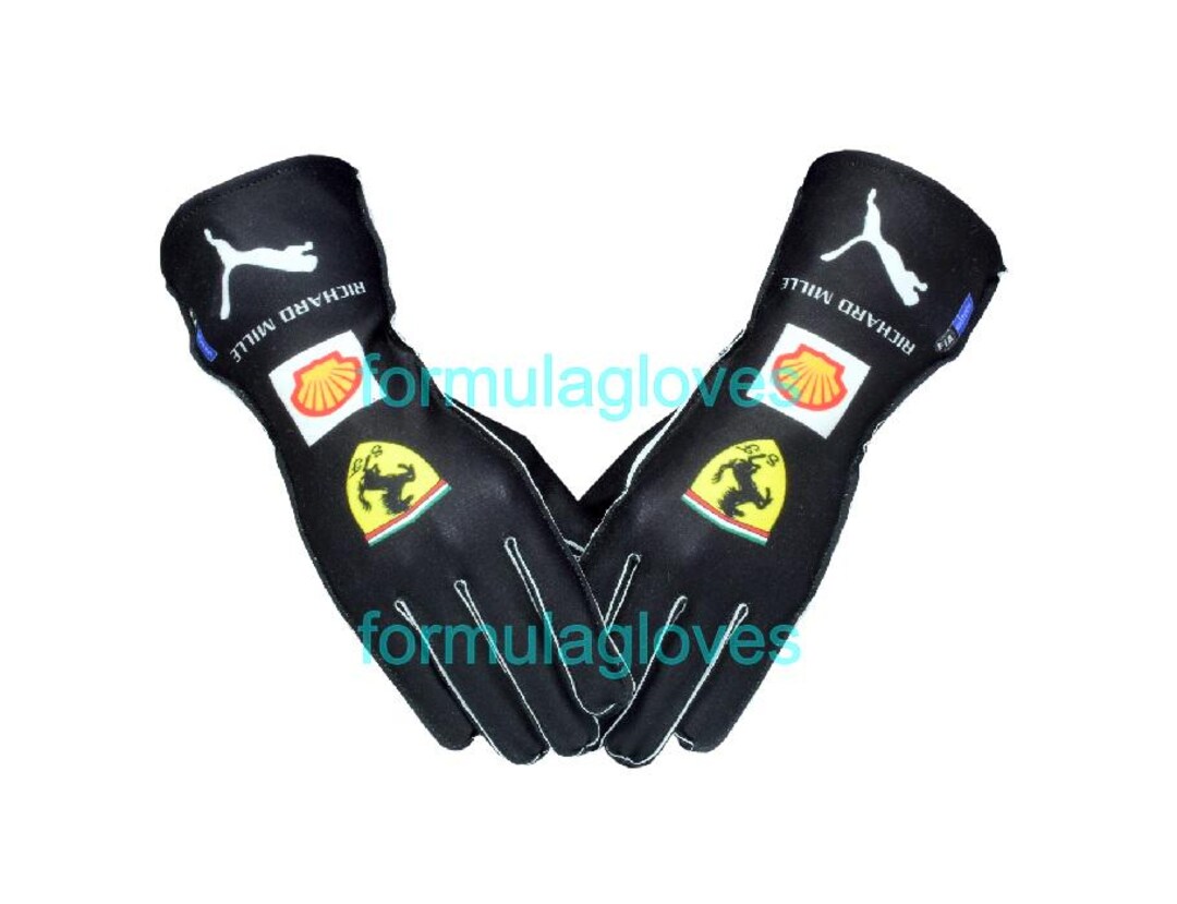 Charles Leclerc F1 Karting Gloves 2022 Formula 1 Sim Racing Gloves - Etsy