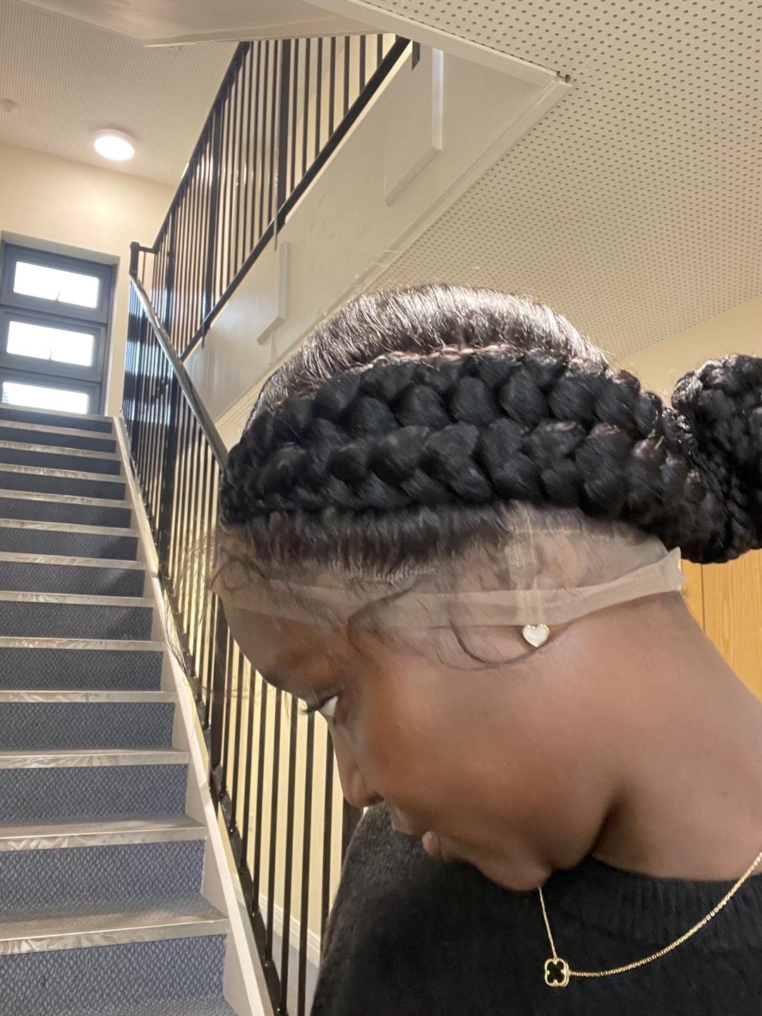 360 Women’s All Back Cornrows in Colour Black - Etsy