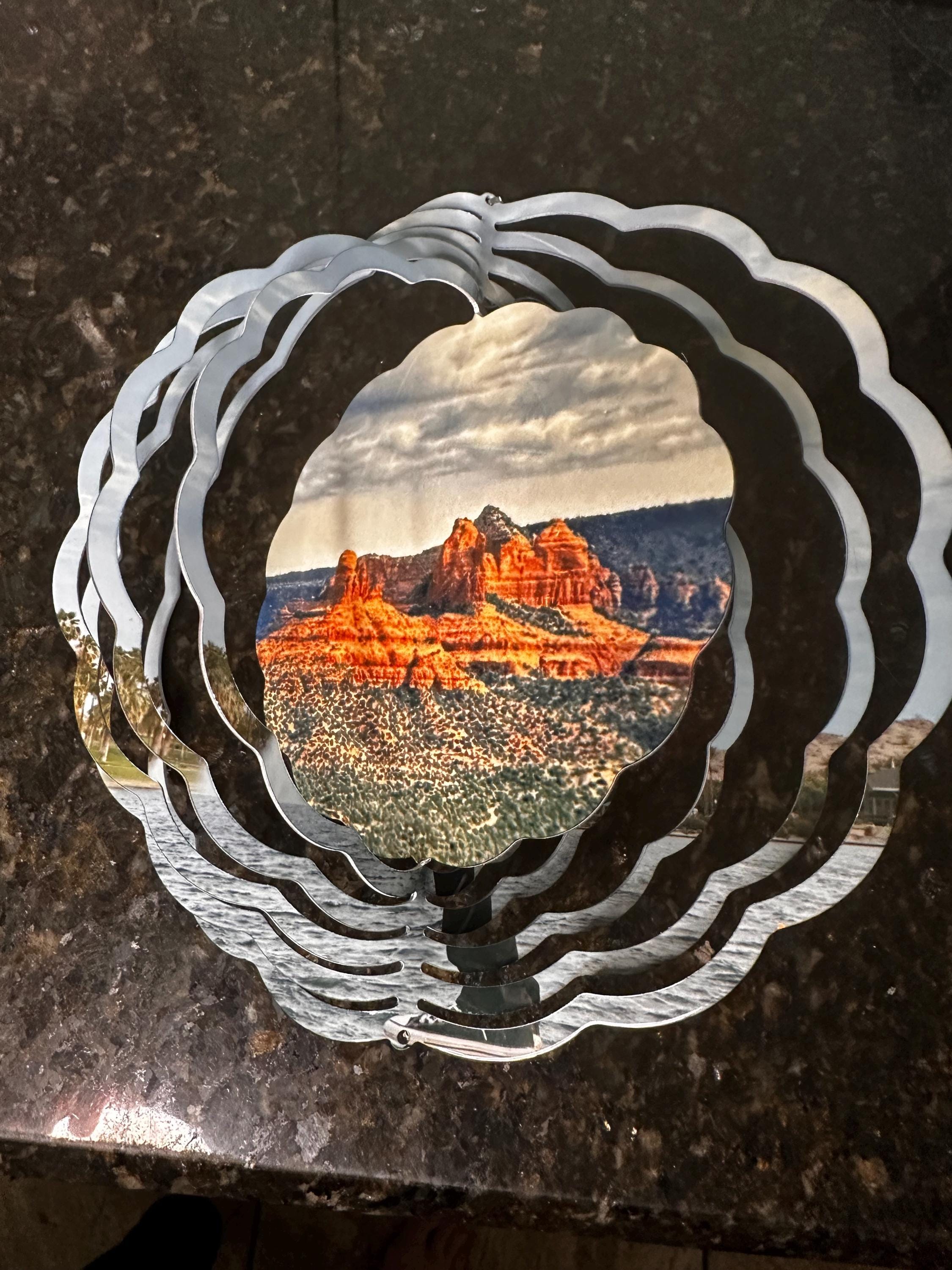 8" Sublimated Wind Spinner Custom Wind Spinner Unique Gift Idea ...