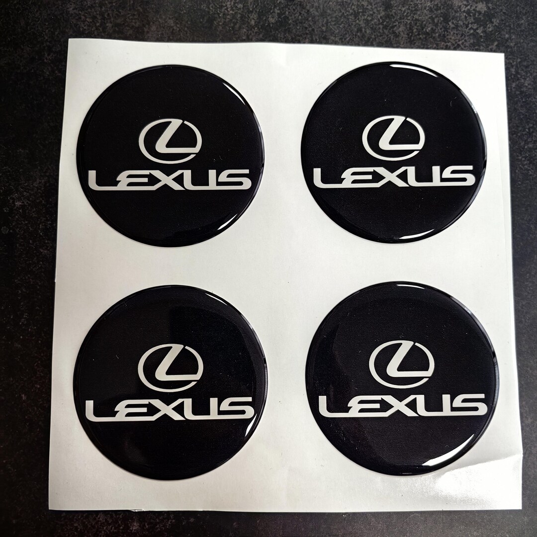 Lexus Wheel Emblem Sticker for Wheel Center Hub Caps Emblem Decal Rims ...