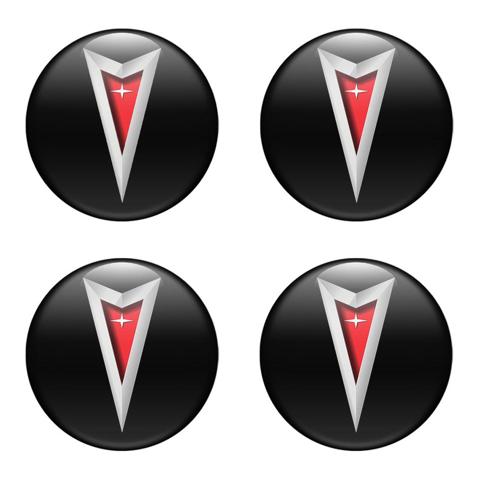 Pontiac Wheel Emblem Sticker for Wheel Center Hub Caps Emblem Decal ...
