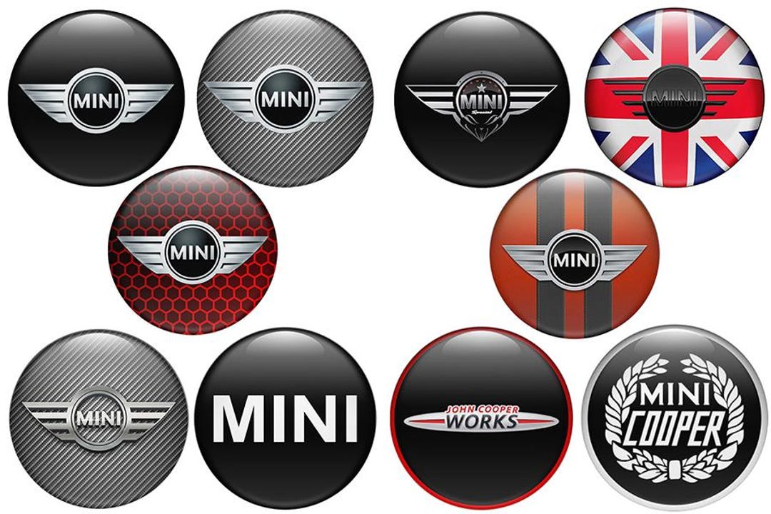 Mini Wheel Emblem Sticker for Wheel Center Hub Caps Emblem Decal Rims ...