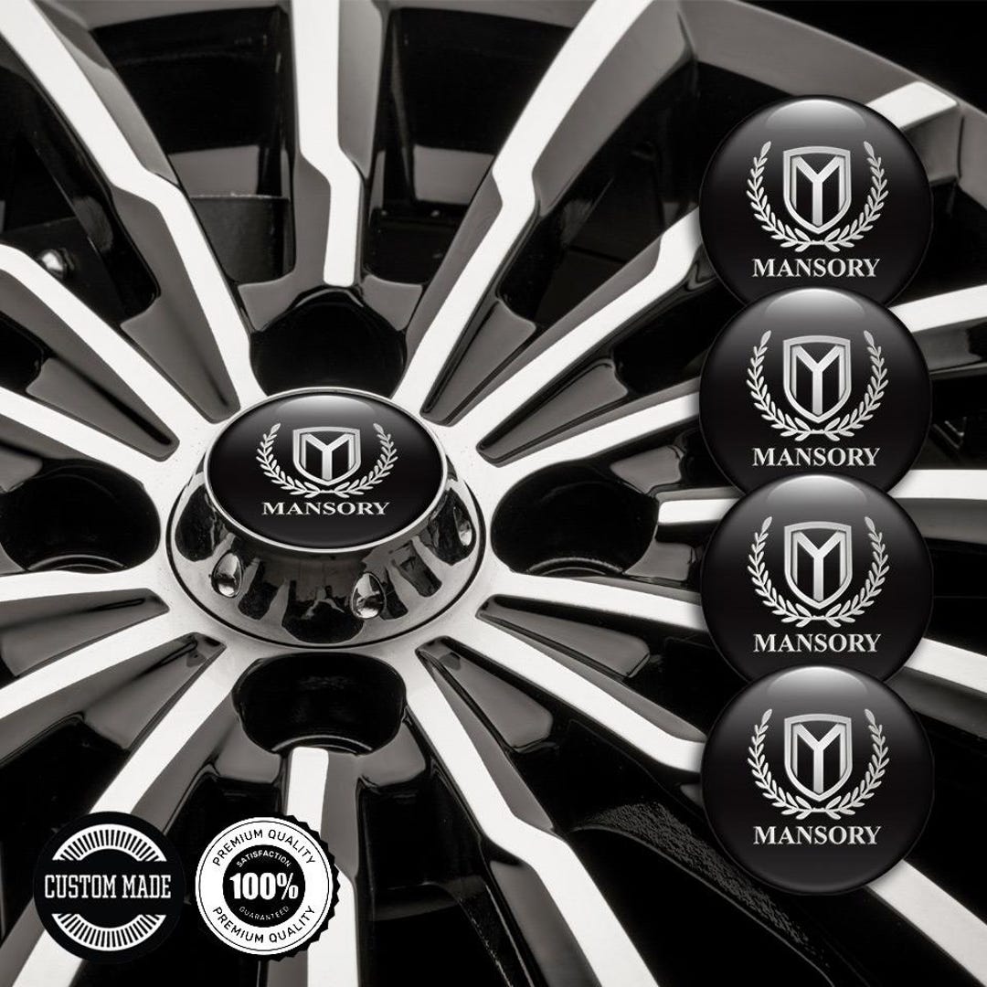 Mansory Wheel Emblem Sticker for Wheel Center Hub Caps Emblem Decal ...