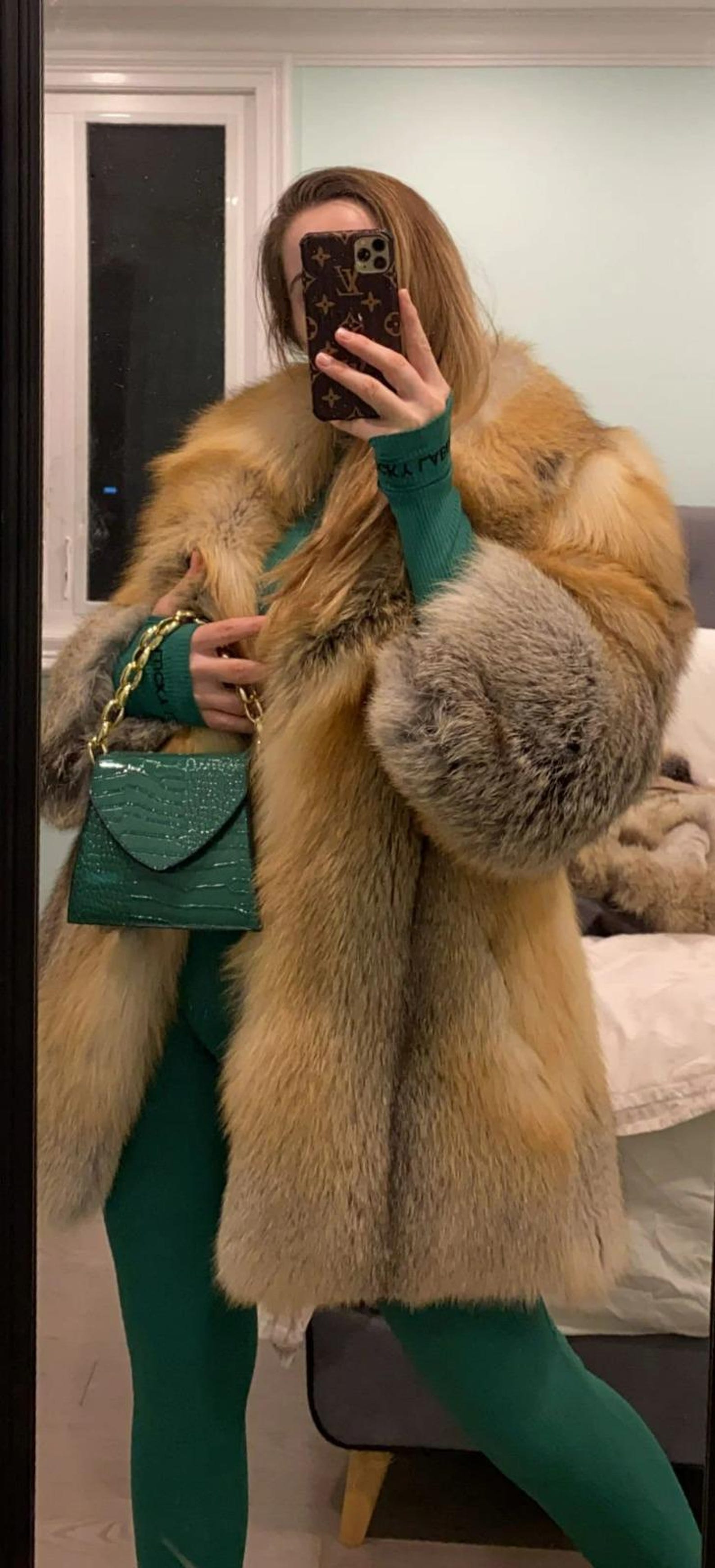 Golden Island Fox Fur Coat: Exclusive Unisex Fox Skin Jacket - Etsy