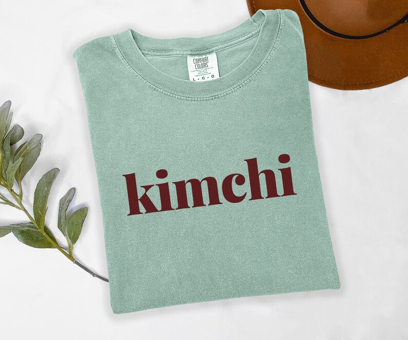 Kimchi T-shirt, Korean Foodie Unisex Graphic Tee - Etsy