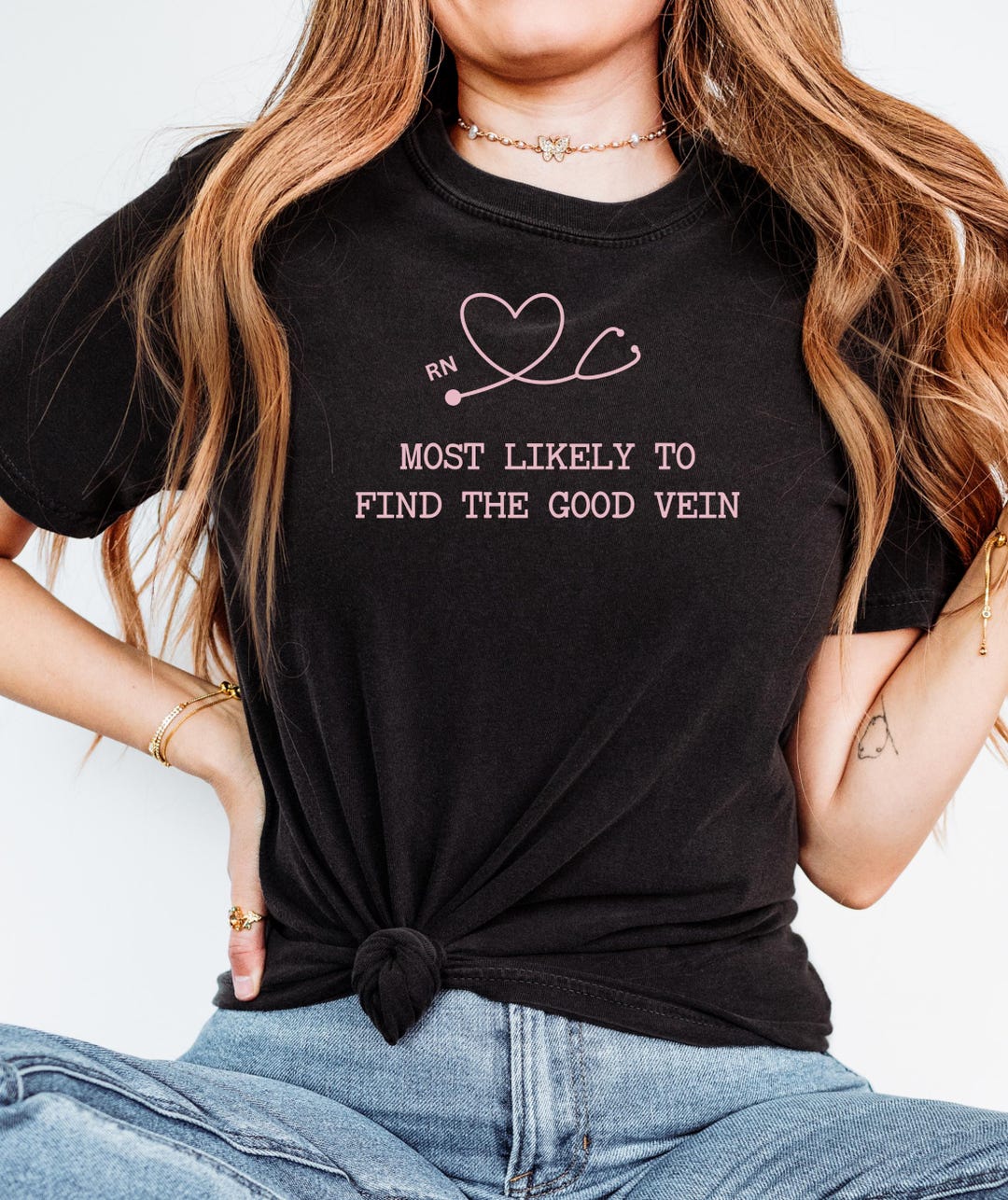Most Likely to Find the Good Vein Nurse Shirt, Funny IV RN Superlative ...