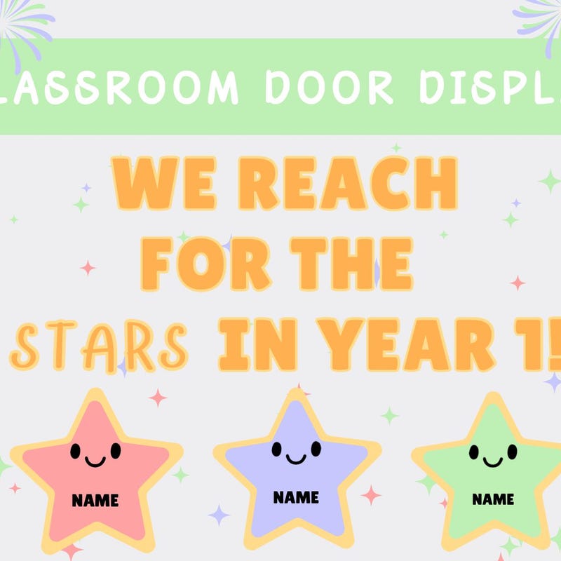 Stars for Classroom - Etsy