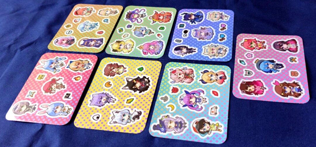 Hololive Sticker Sheets - Etsy