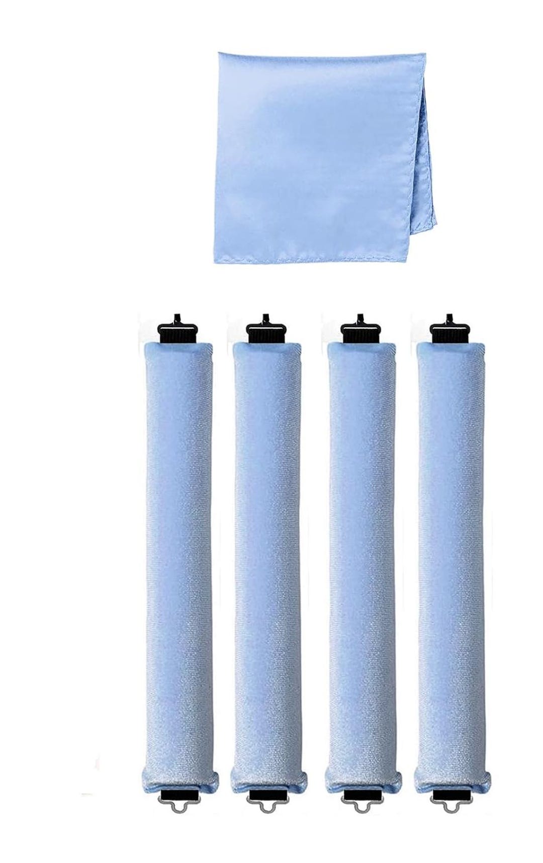 Heatless Hair Curler Rods 4pcs Hair Rods to Sleep In,bendable Velvet ...