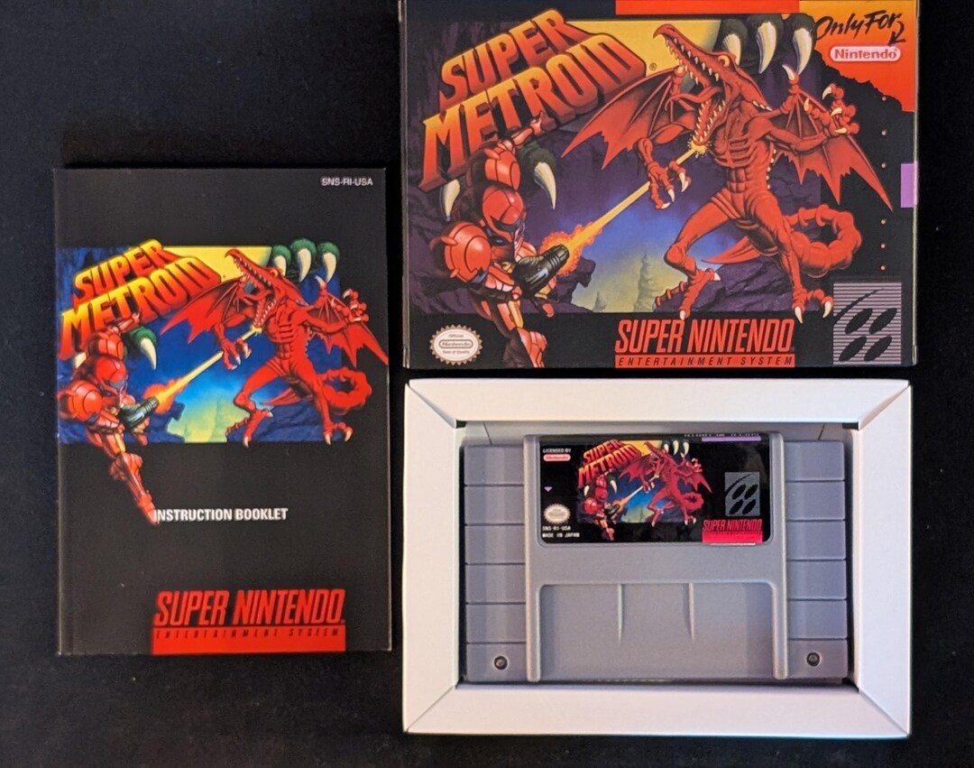 Super Metroid nintendo SNES Reproduction - Etsy
