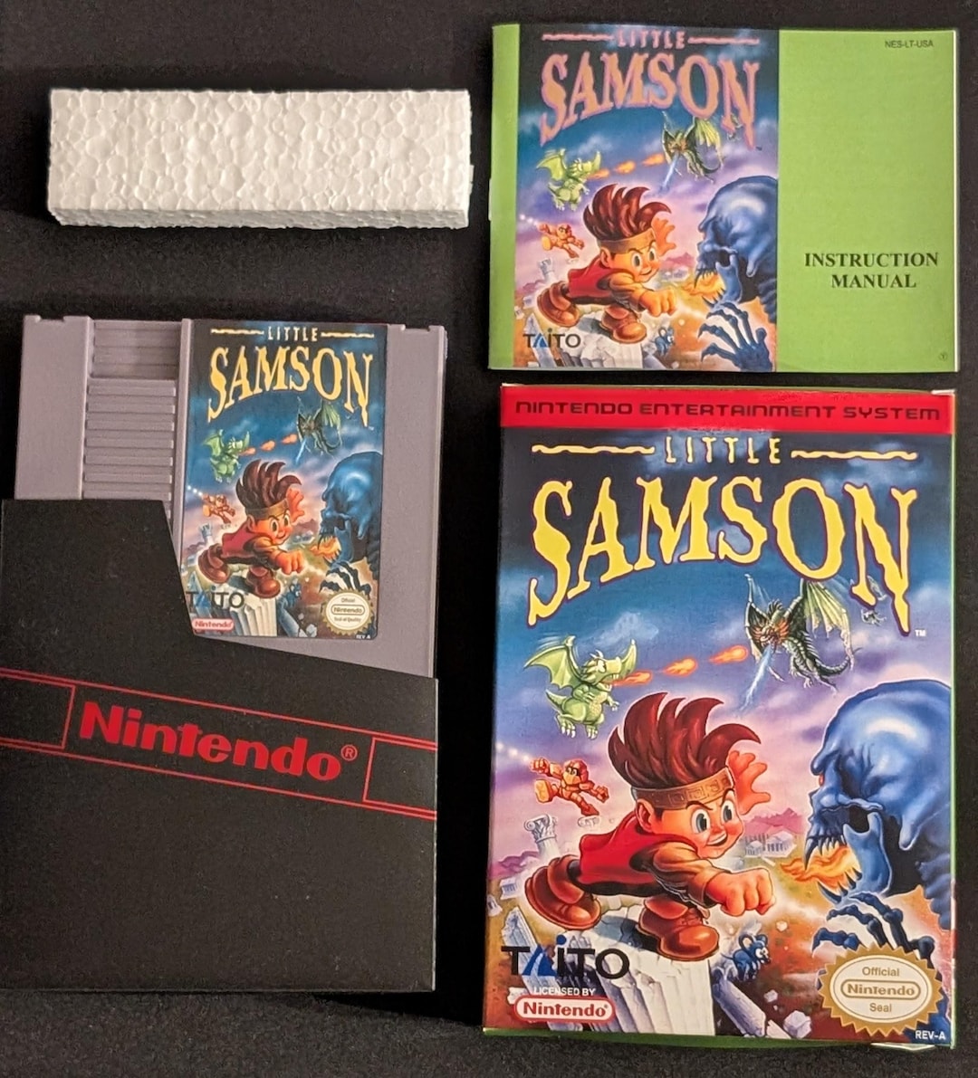 Little Samson nintendo NES Complete-cib - Etsy