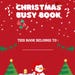 Christmas Themed Busy Book for Kids. 20 Pages of Fun Activities Lo ...