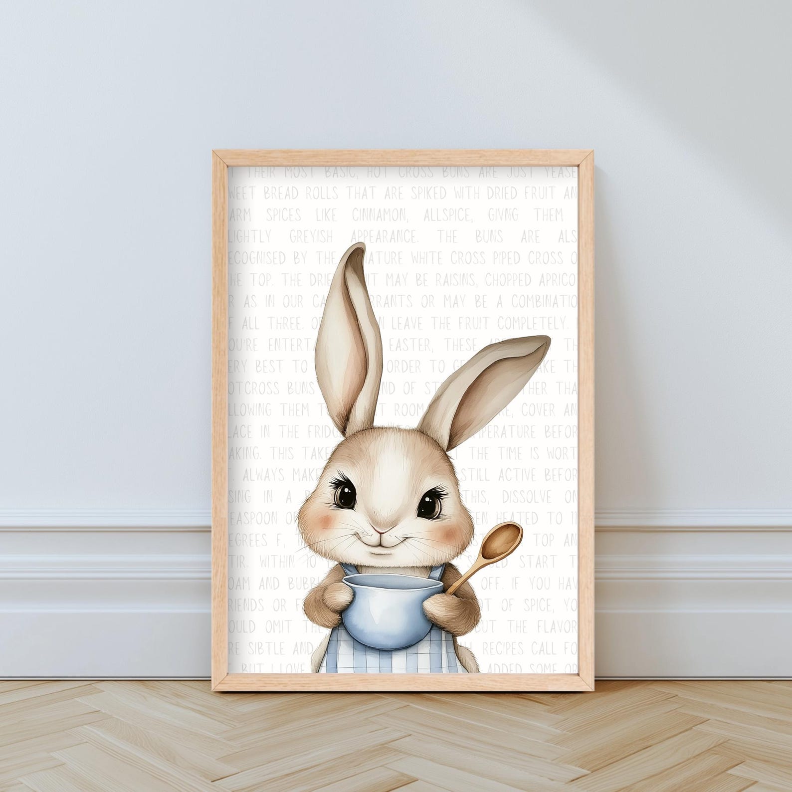 Easter Bunny Prints Set: Watercolor Spring Nursery Decor (digital ...