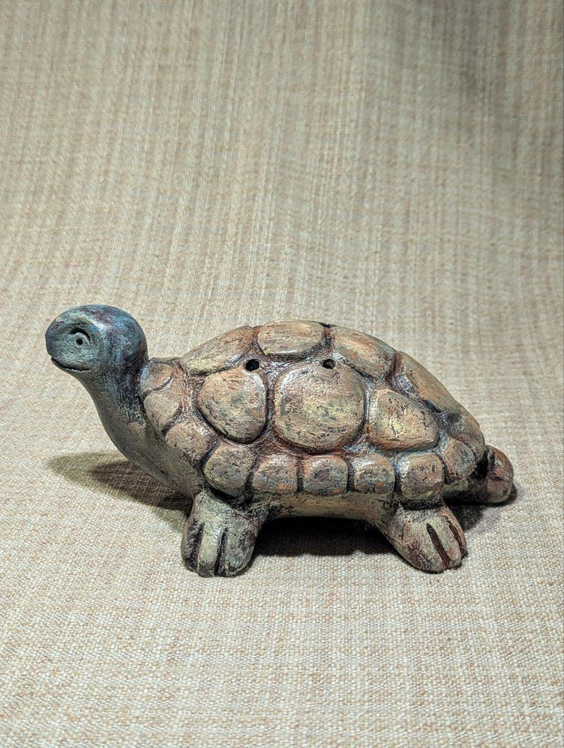 Turtle 10. Ceramic Handmade Musical Sculpture. Ceramic Figurine. Art ...