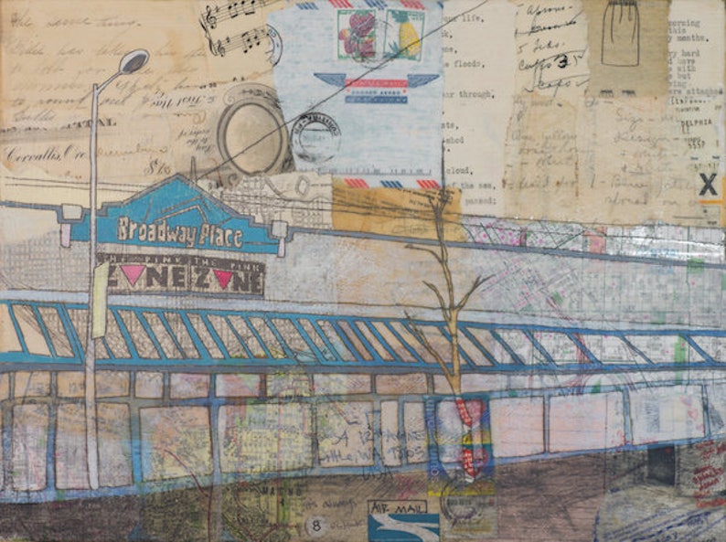 The Pink Zone - Broadway - the Capitol Hill I Remember - Fine Art Print ...