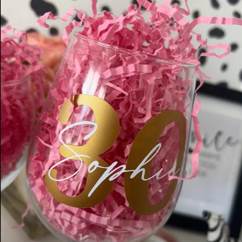 Sticker para vasos personalizados - Etsy México