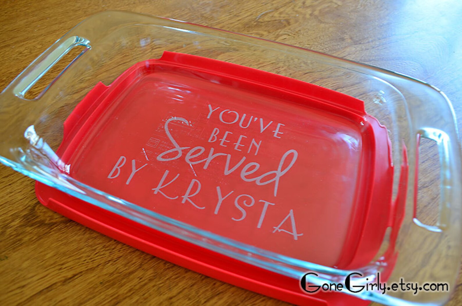 You've Been Served Attorney or Lawyer Gift 7x11 Engraved Pyrex + Free ...