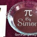 Personalized PI Plate π by custom Name Engraved Etched - Etsy