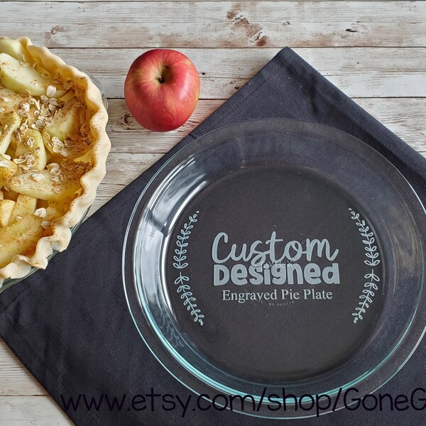 Glass Pie Plate - Etsy