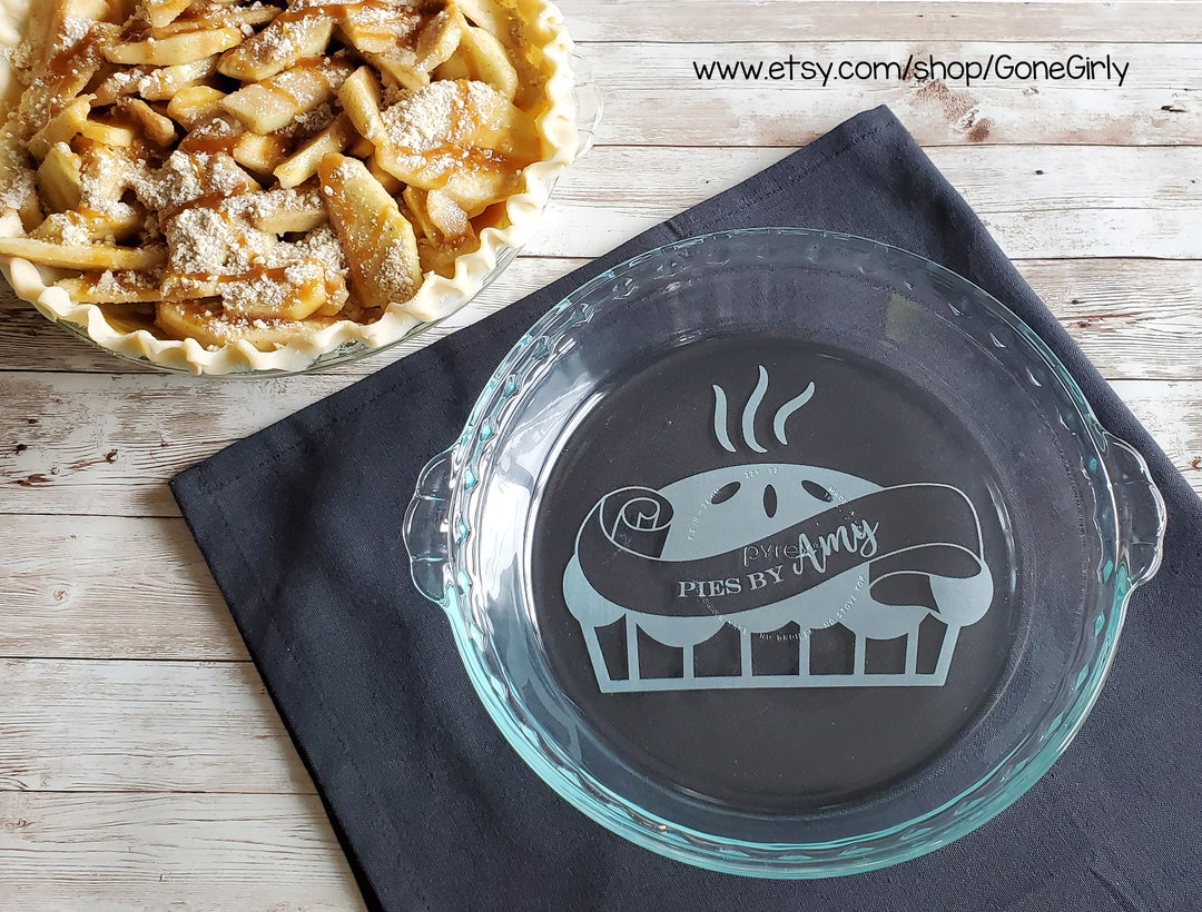 Made With Love From your Name's Kitchen. Laser Engraved/etched Pie ...