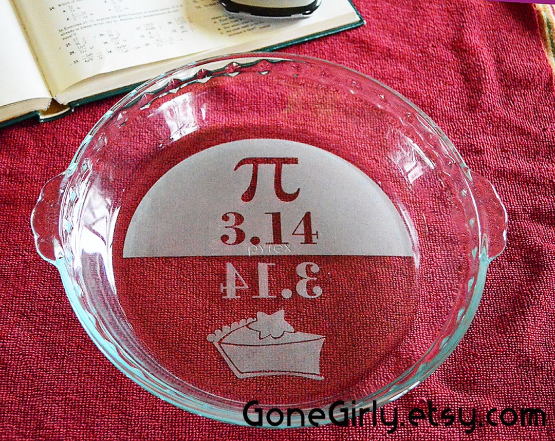 3.14 = Pie. Engraved Pi Plate - Perfect for a Pi Party - Etsy