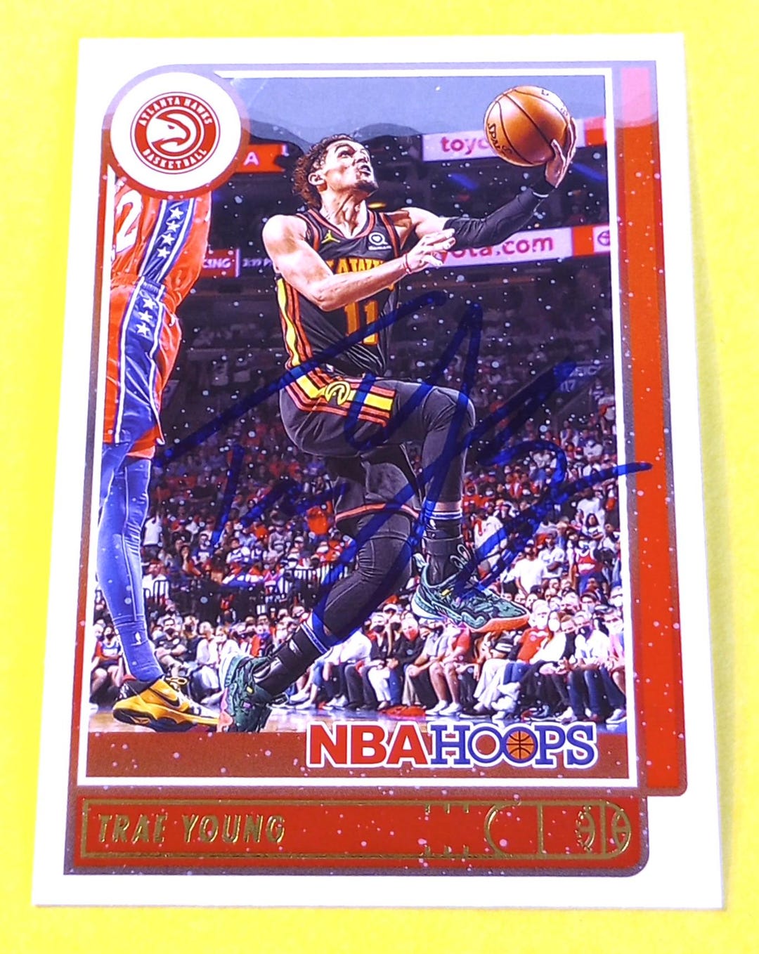 Trae Young Signed Autographed 2021 Panini NBA Hoops Winter Edition ...