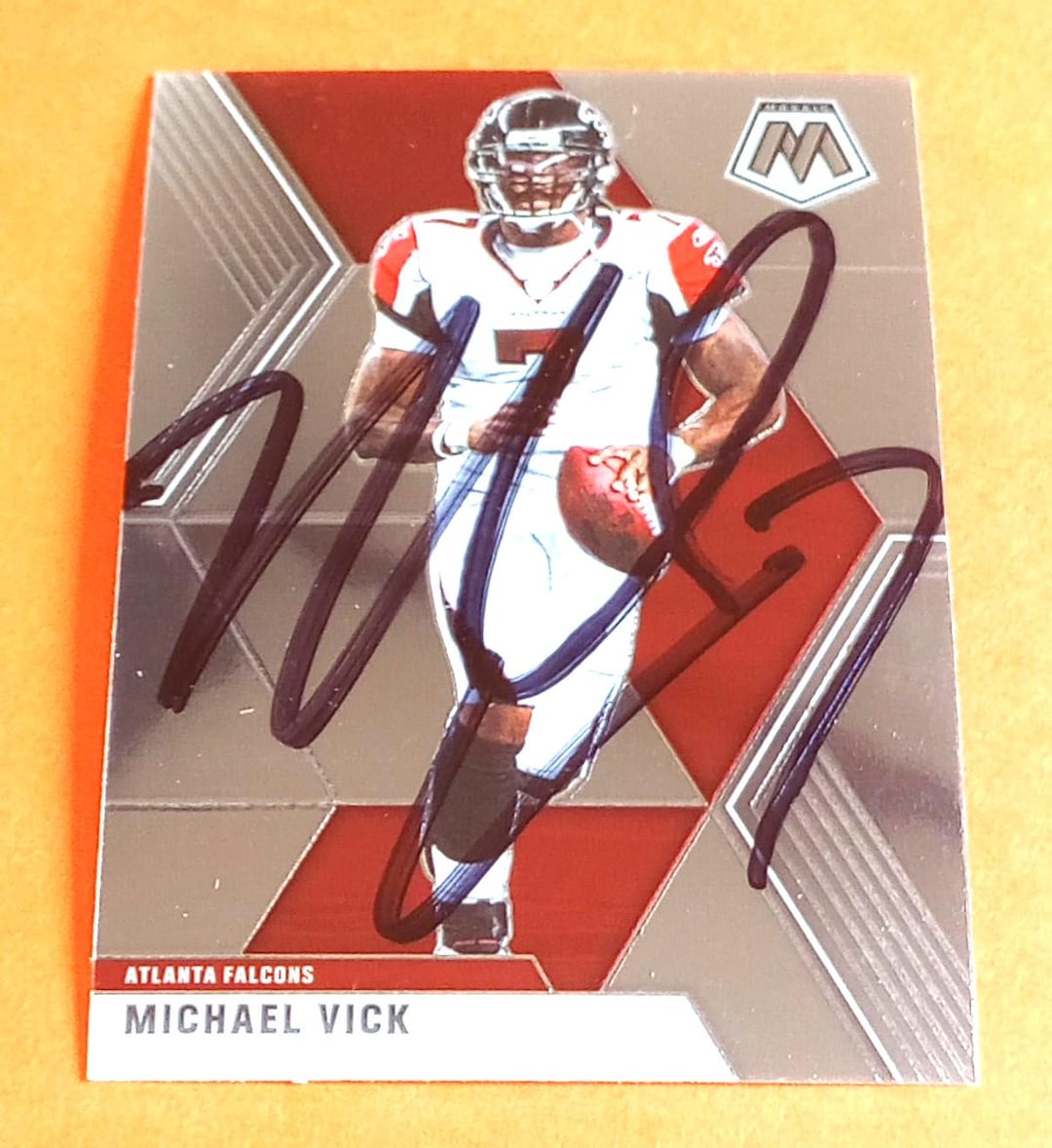 Signed Michael Vick Autographed 2020 Panini Mosaic NFL Football Card ...