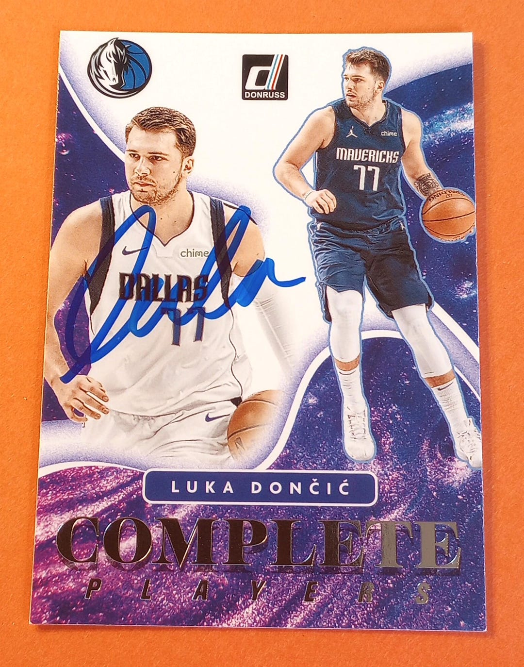 Signed Luka Doncic Autographed 2021 Panini Donruss Complete Insert NBA ...