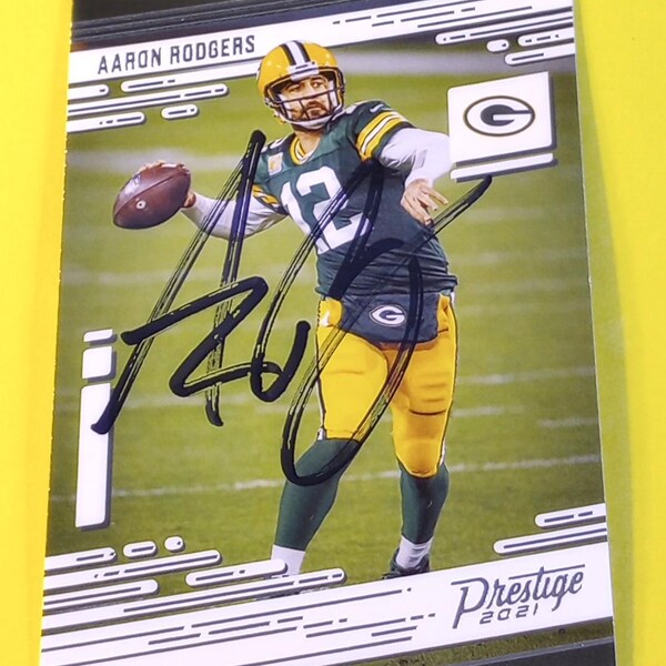 Aaron Rodgers Autograph - Etsy
