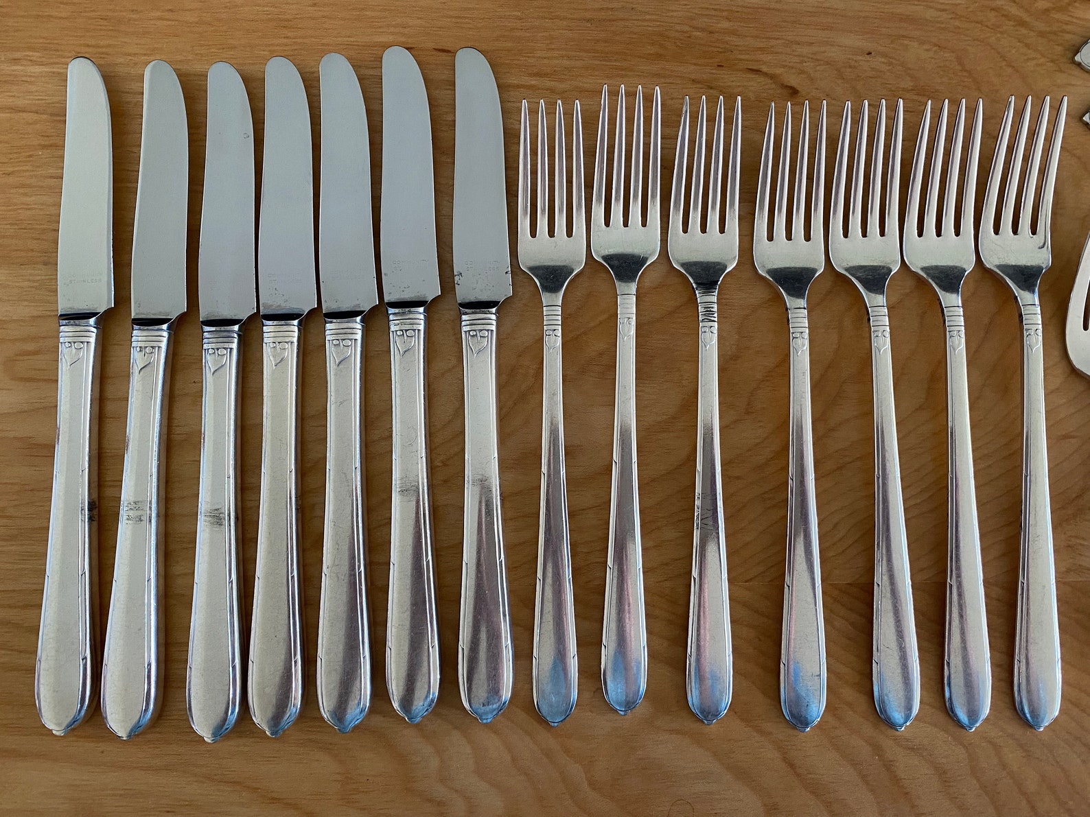 Silver Plate Flatware Community Plate 36 Piece Set Vintage - Etsy