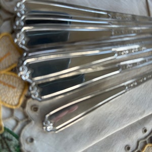 ART DECO Minton Soup Spoons Silver Plate , Cream Soup Spoons Ns Co EPNS ...