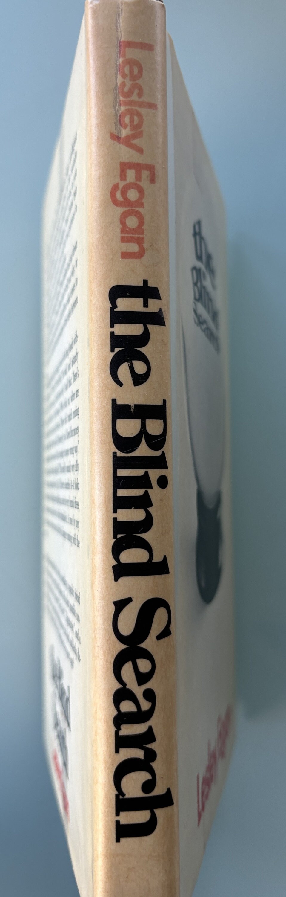 The Blind Search - Lesley Egan - First Editon 1997 - Etsy
