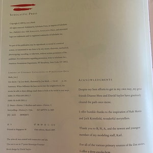 ZEN SHORTS Jon J Muth New York: Scholastic, 2005. First Edition; First ...