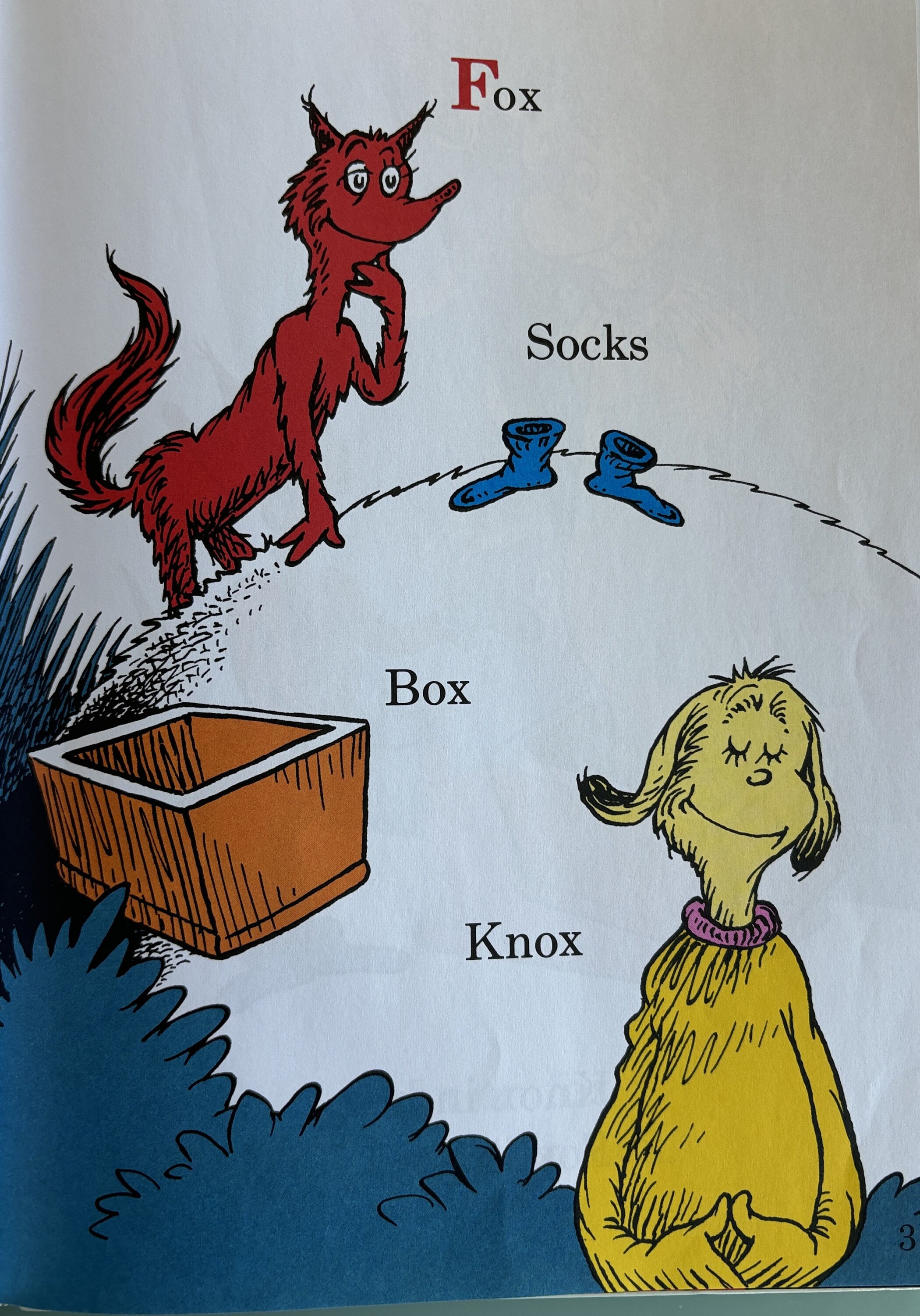 Fox in Socks by Dr. Seuss 1963 - Etsy
