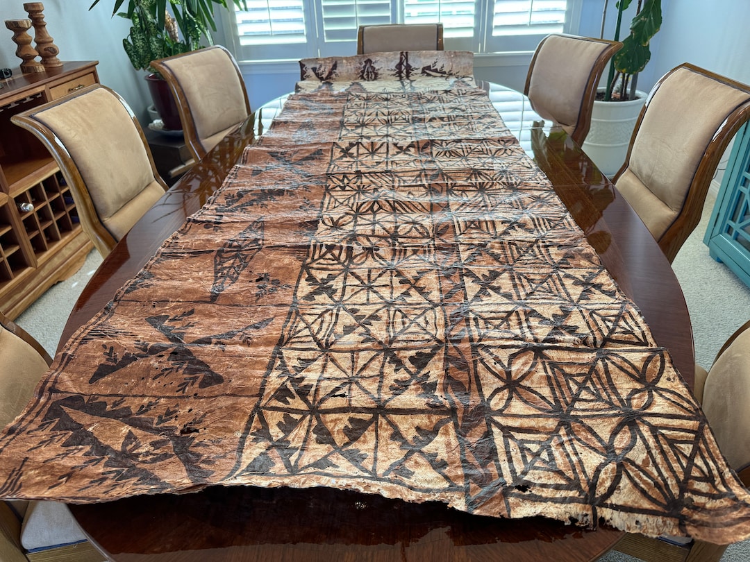Vintage Authentic Tonga Island Tongan Ngatu Tapa Bark Cloth - Etsy