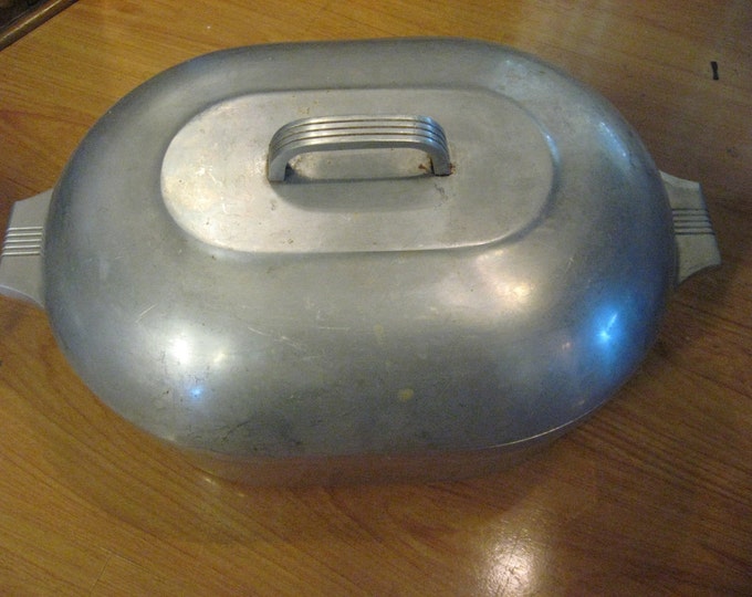 MAGNALITE Aluminum Oven Roaster Vintage Turkey Roaster With Rack LARGE ...