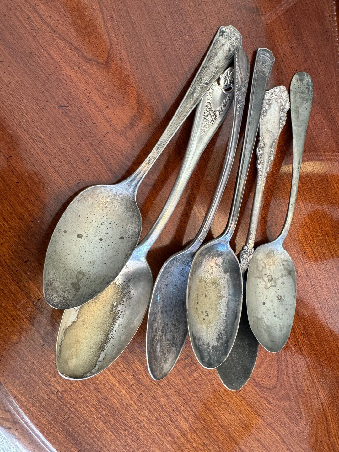 OLD as Found Old Silverplate Original Patina RUSTIC Primitive Look ...