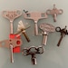 Antique Clock Key Collection Lot 8 Keys - Etsy