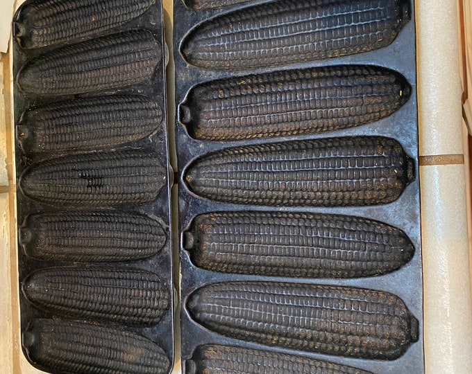 Amazing Authentic Vintage 1950's - 1960's Cast Iron Seasoned Corn Comb ...