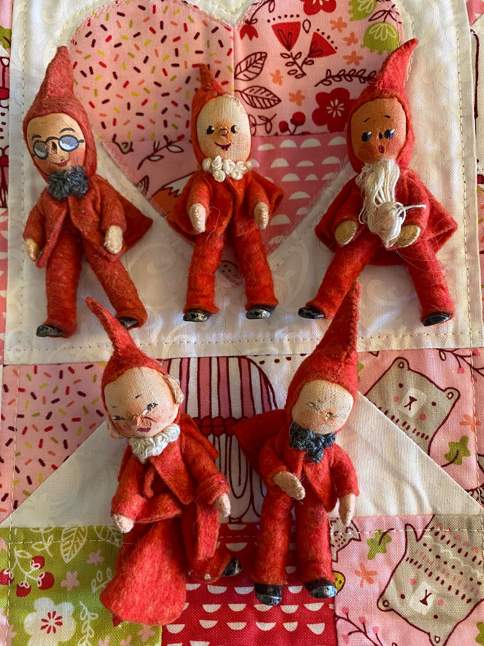 Antique Baps 1950s German Story Book Felt Dolls 5 of the - Etsy