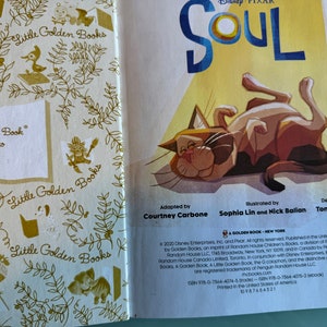 Soul Little Golden Book disney/pixar Soul Golden Books First - Etsy