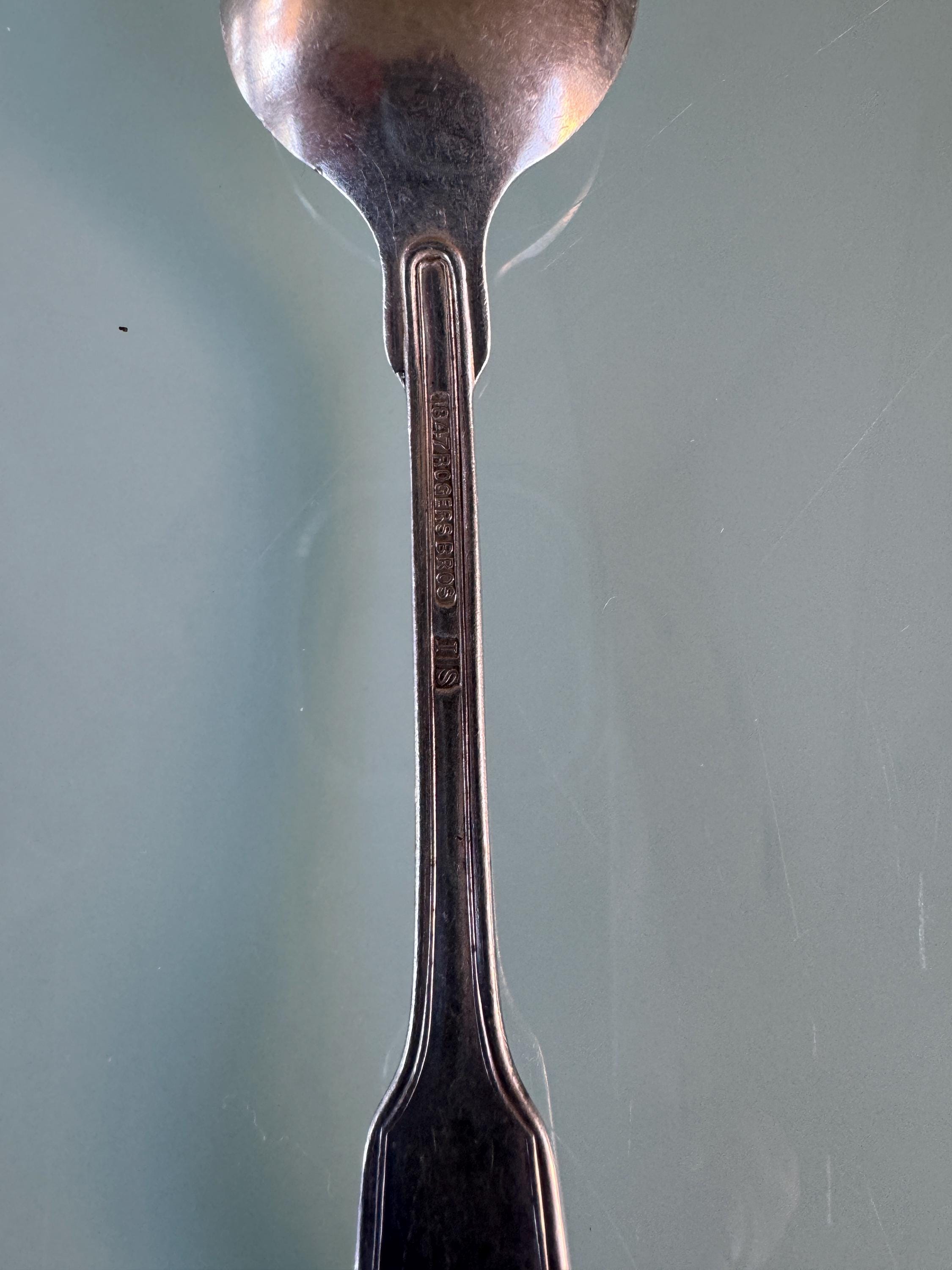 Antique Coin Silver Fiddle Shell End Teaspoon Marked G. Kippen Made ...