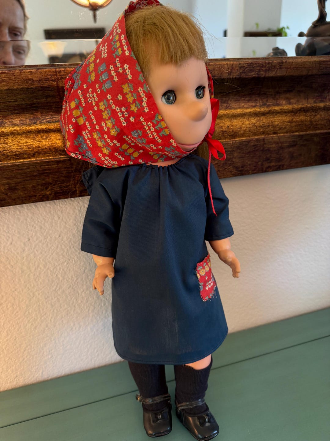 Vintage Poor Pitiful Pearl Original Horseman Doll, Clothing Green Sleep ...