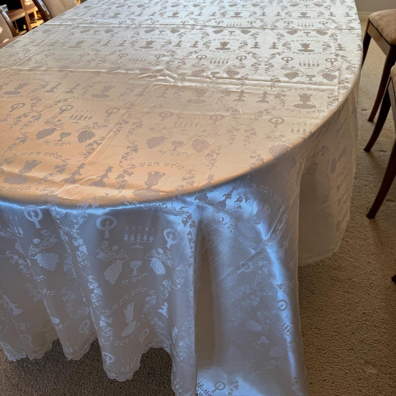 Shabbat Tablecloth - Etsy